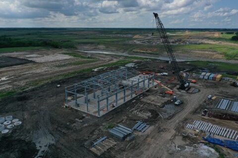 Pump station structure - Lake Ralph Hall